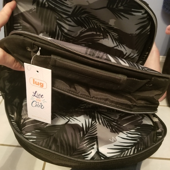 lug | Bags | Nwt Htf Lug Puddle Jumper Se Backpack Brushed Black | Poshmark